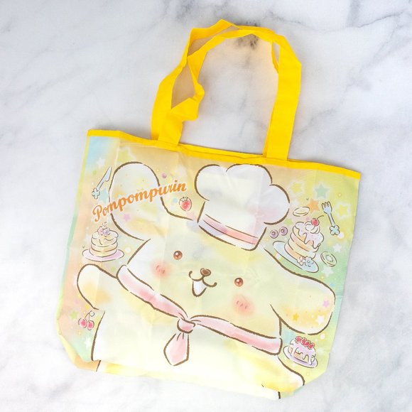 Sanrio | Bags | Nwot Sanrio Pompompurin Foldable Tote | Poshmark